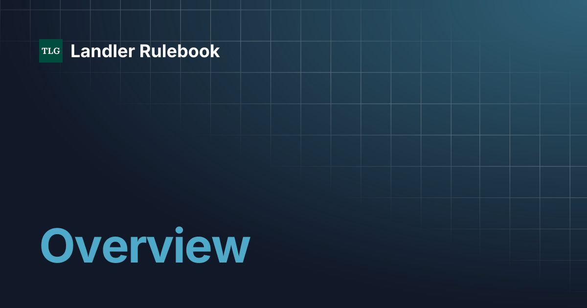 Overview | Landler Rulebook